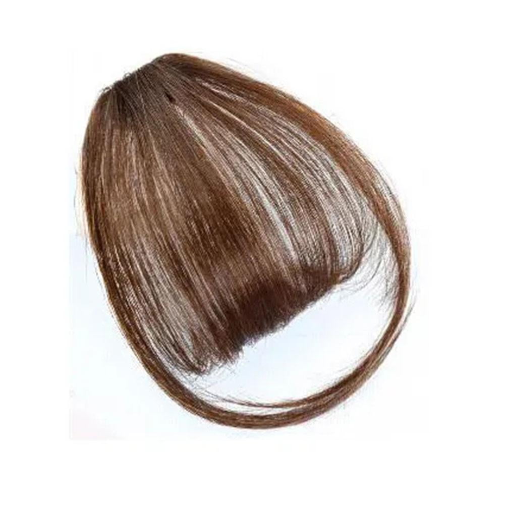 DHliIQQ 1PCS Fringe Bangs False Fake Hair Extension Clip on In Front ...