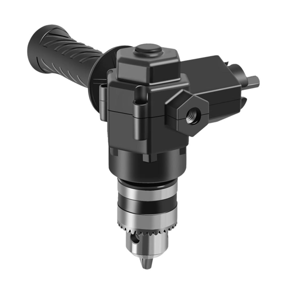 DHliIQQ 90° Three Jaw Chuck Corner Impact Drill Adapter,Right Angle ...