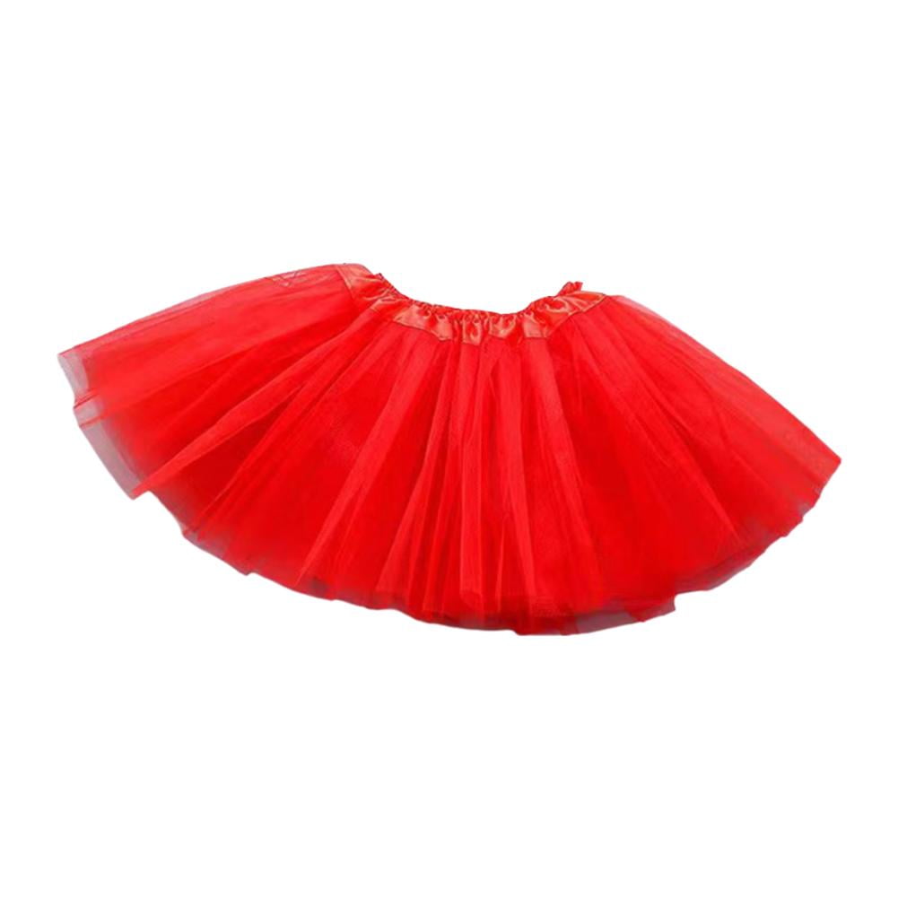 DHliIQQ Girls Tutu Skirt Tulle Ballet Skirts Princess Tutu, Girl Teens ...