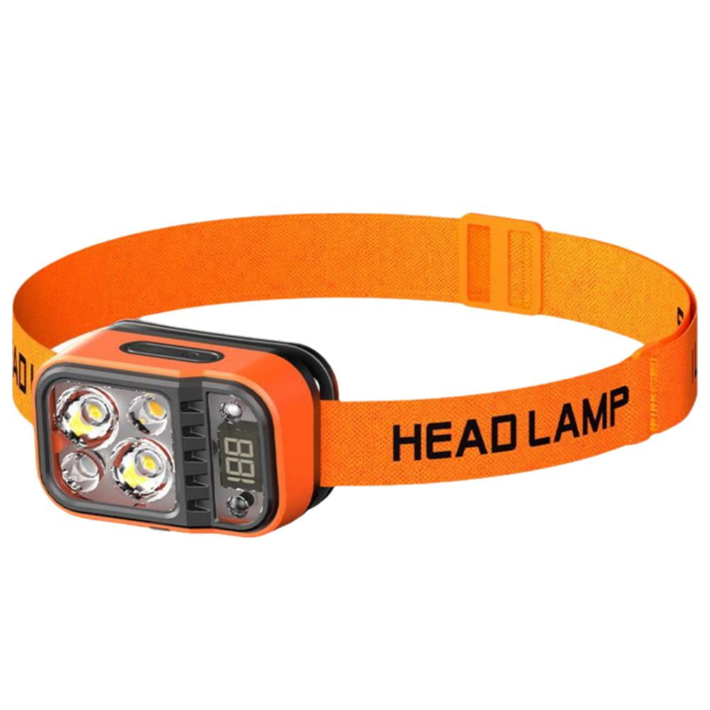 DHliIQQ LED Headlamp Type-C Rechargeable Headlight Torch Head Lamp R3A1 ...