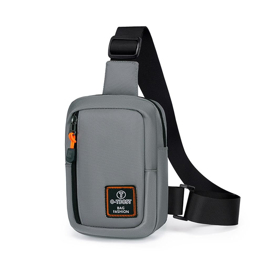 DHliIQQ Men Sports Chest Bags Shoulder Body Bag Oxford Fashion Side ...