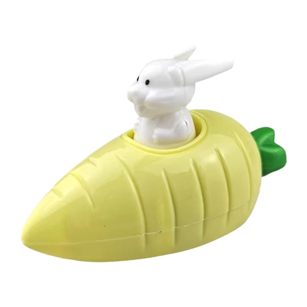 DHliIQQ Radish Rabbit Pull-back Car Easter Toys Carrot Cars Driven by ...