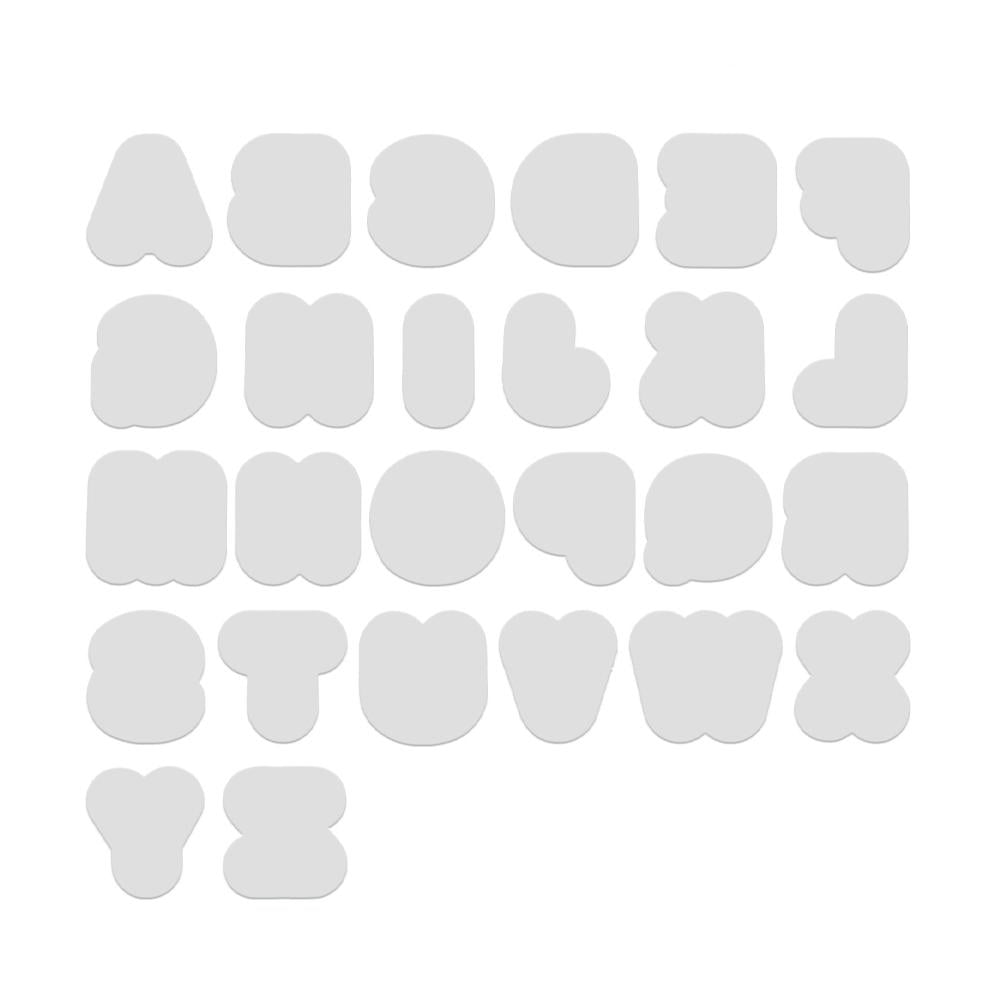 DHliIQQ Reversed Alphabet Resin Molds Kit,Alphabet Silicone Mold ...