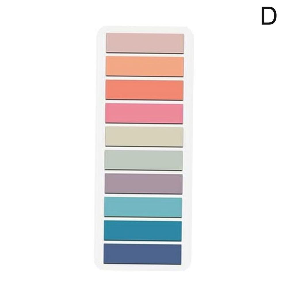 DHliIQQ Sticky tabs 200 Pieces, Morandi Book Tabs in, Translucent ...