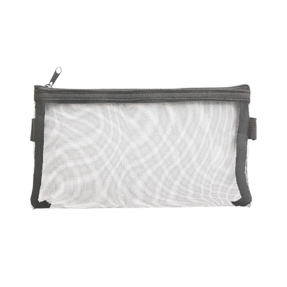DHliIQQ #TRANSPARENT# Mesh Pencil Case Storage Student Simple Pencil ...