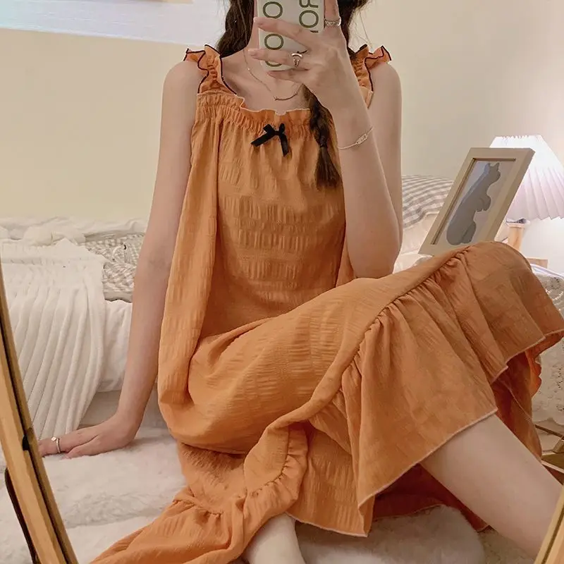 DHu Simple Loose Fitting Oversized Clothing Cotton Summer Women's ...