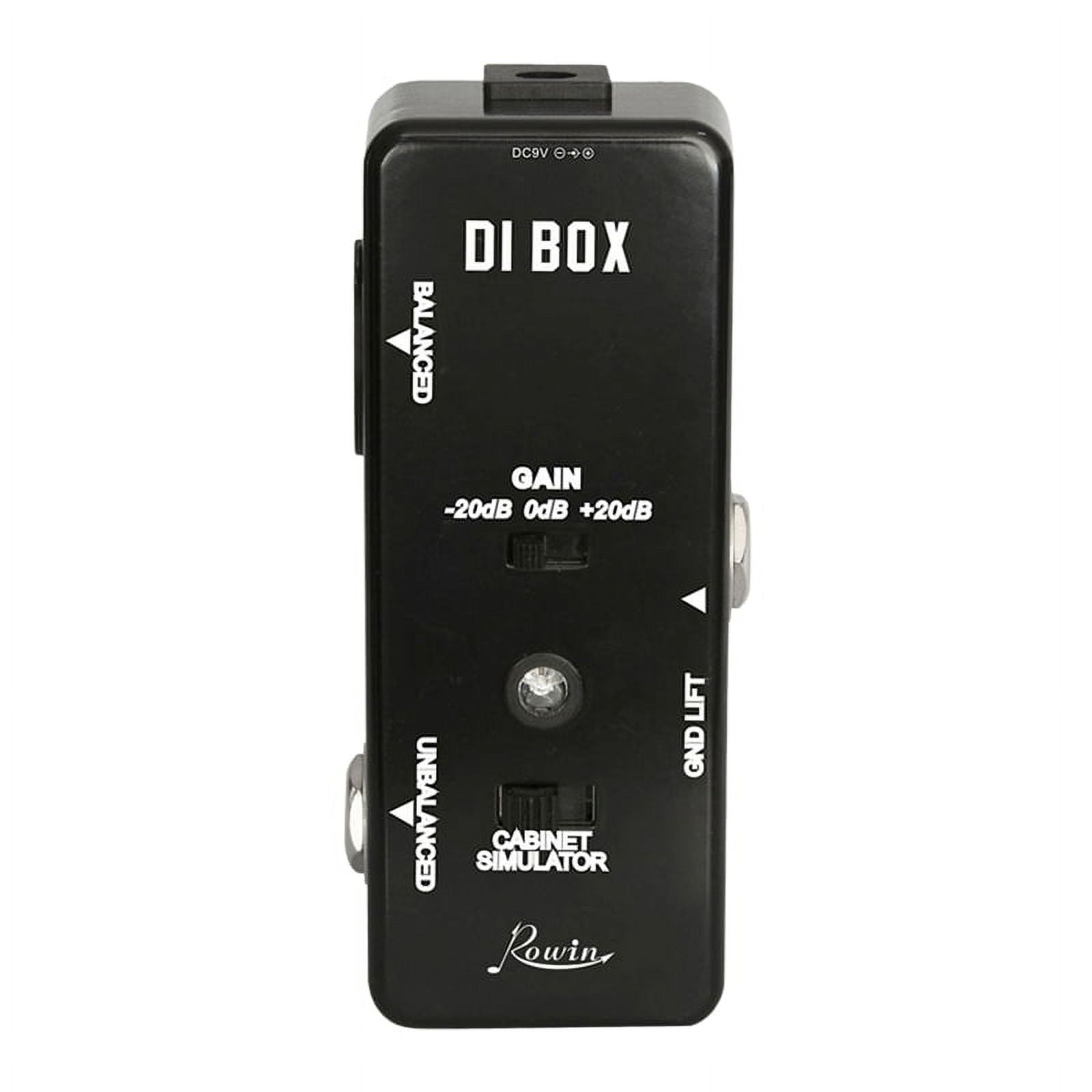 DI BOX LEF-331 -DI with Cab Sim and Gain Guitar Effect Pedal True ...