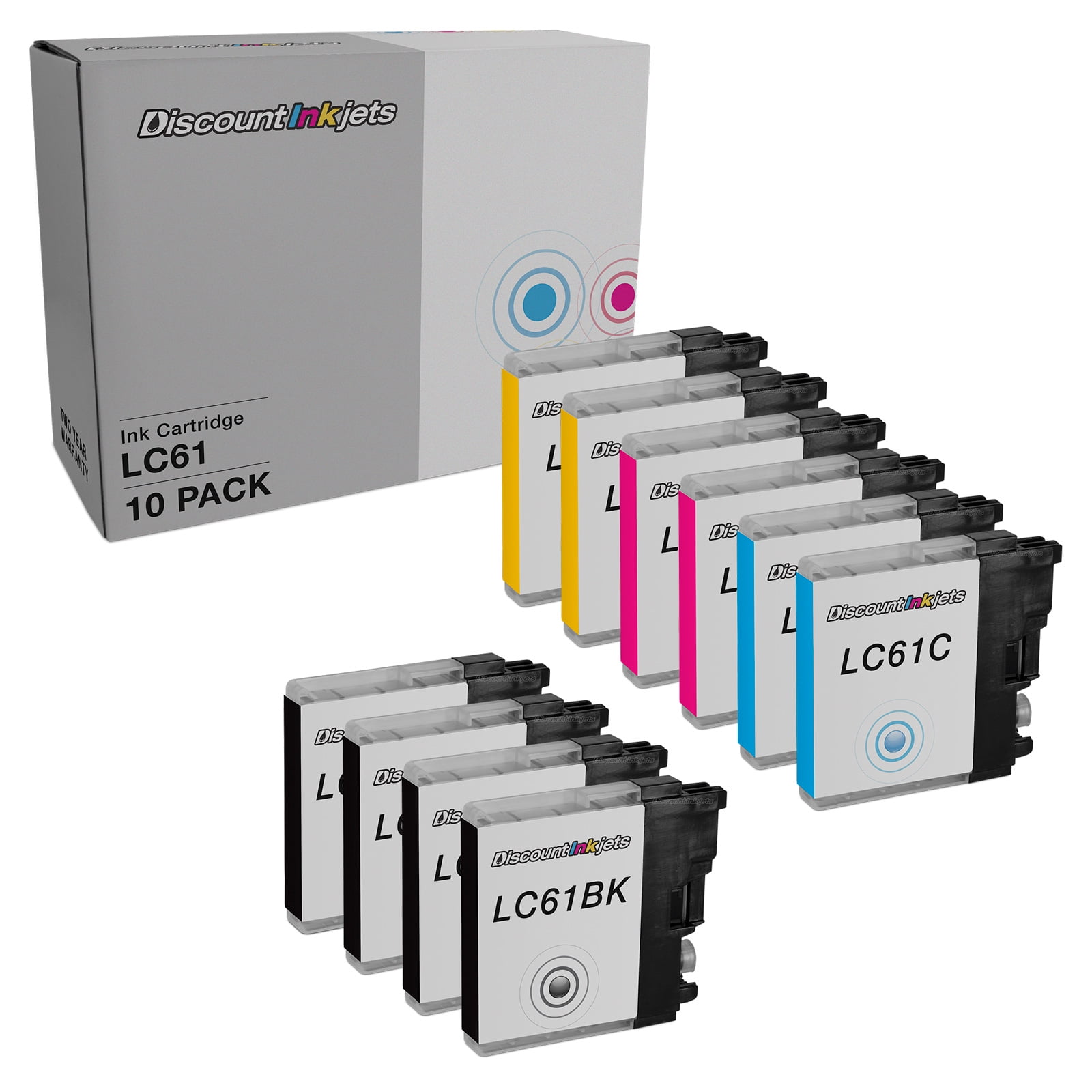 DI Compatible Ink Cartridge Replacement for Brother LC51BK (Black, 5 ...