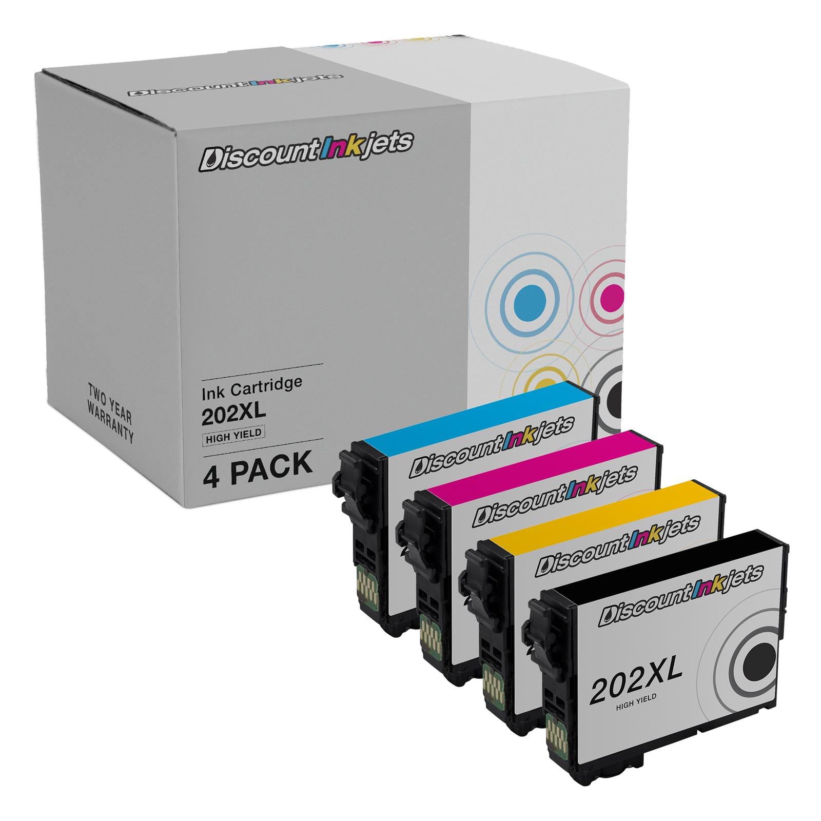 DI Compatible Ink Cartridge Replacements for Epson 202XL 4pk HY ...