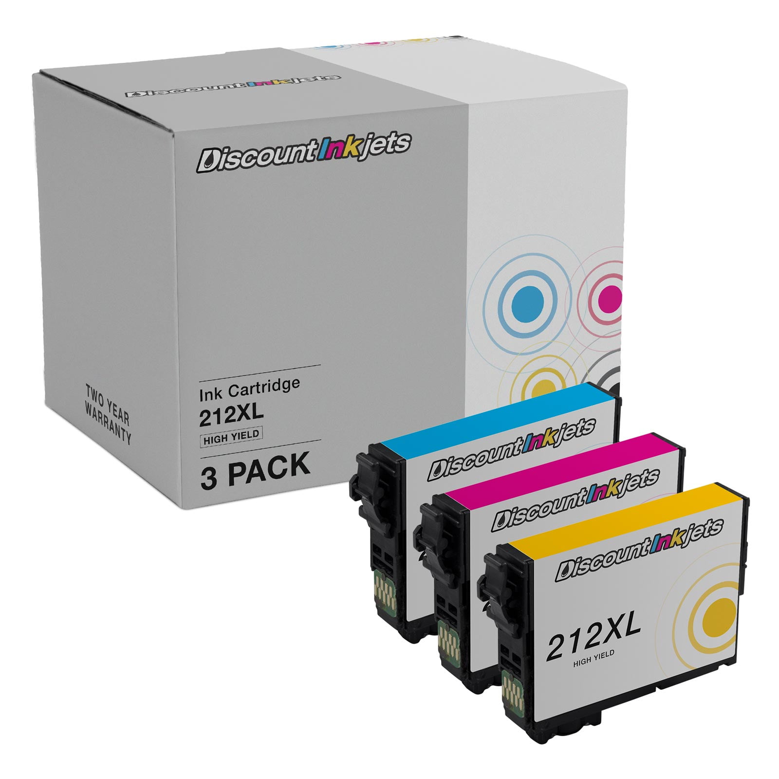 DI Compatible Ink Cartridge Replacements for Epson 212XL 3pk HY ...