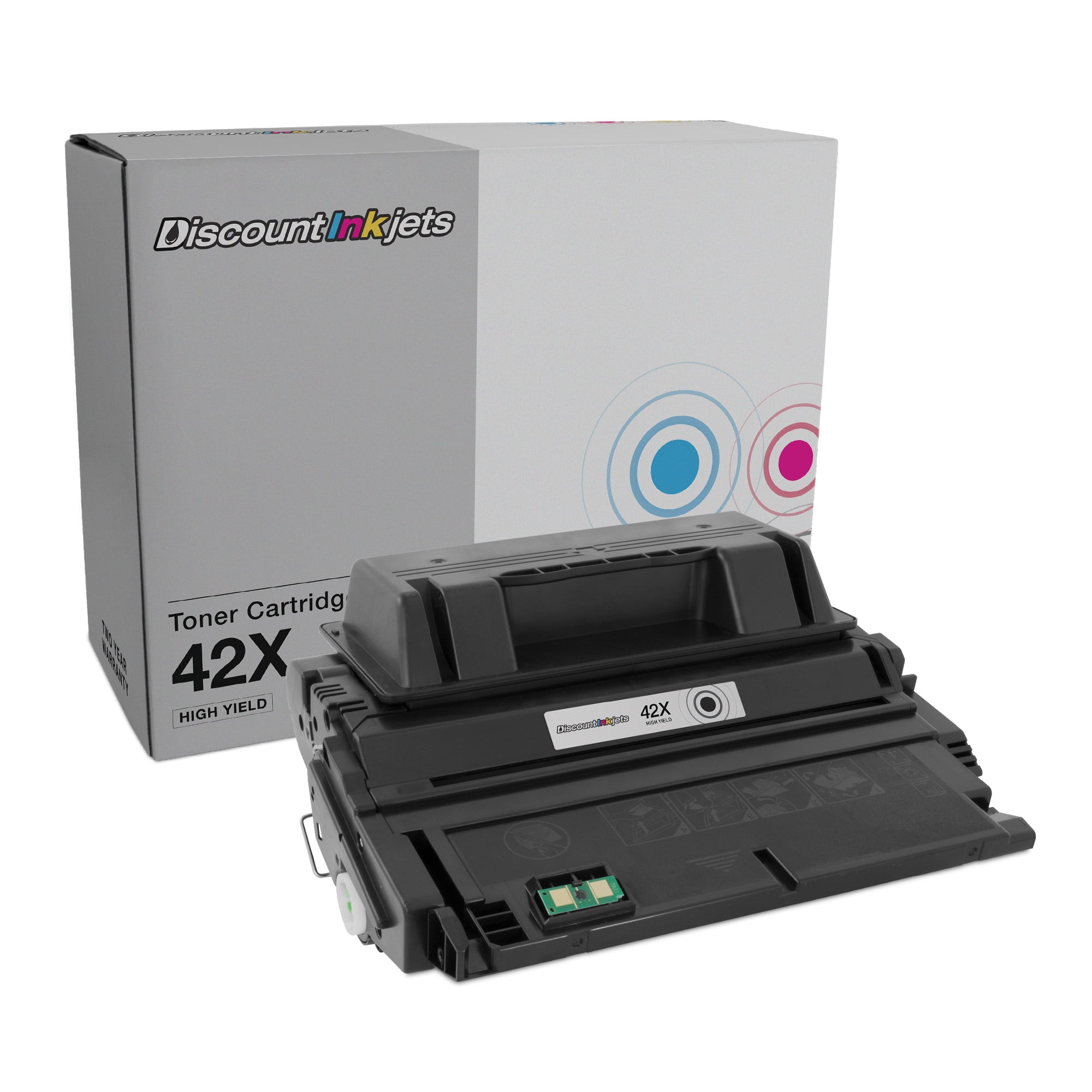 DI Compatible Toner Cartridge Replacement for HP 42X Q5942X HY Black Compatible with LaserJet ...