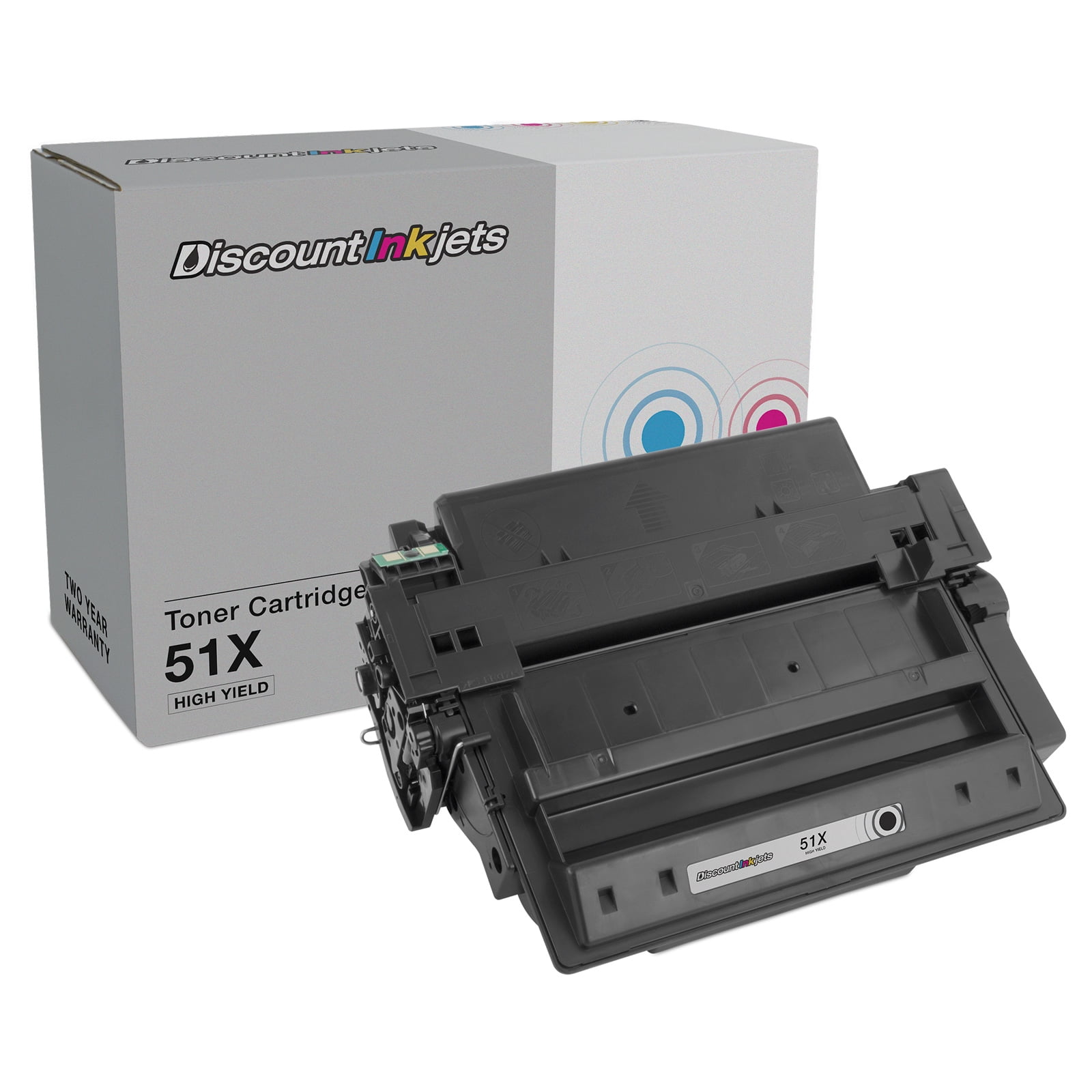 DI Compatible Toner Cartridge Replacement for HP 51X Q7551X HY (Black ...