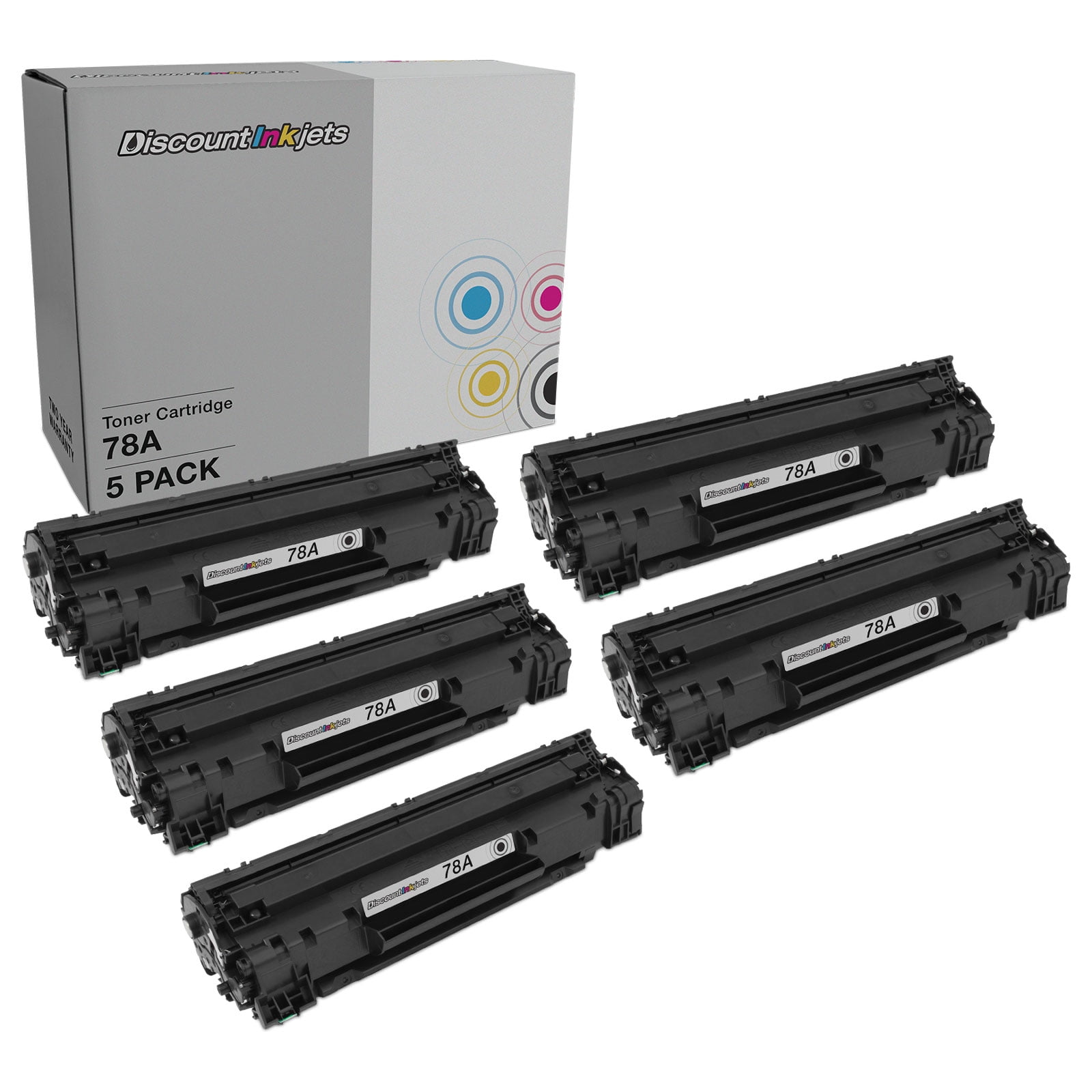 DI Compatible Toner Cartridge Replacements for HP 78A CE278A (Black 5 ...