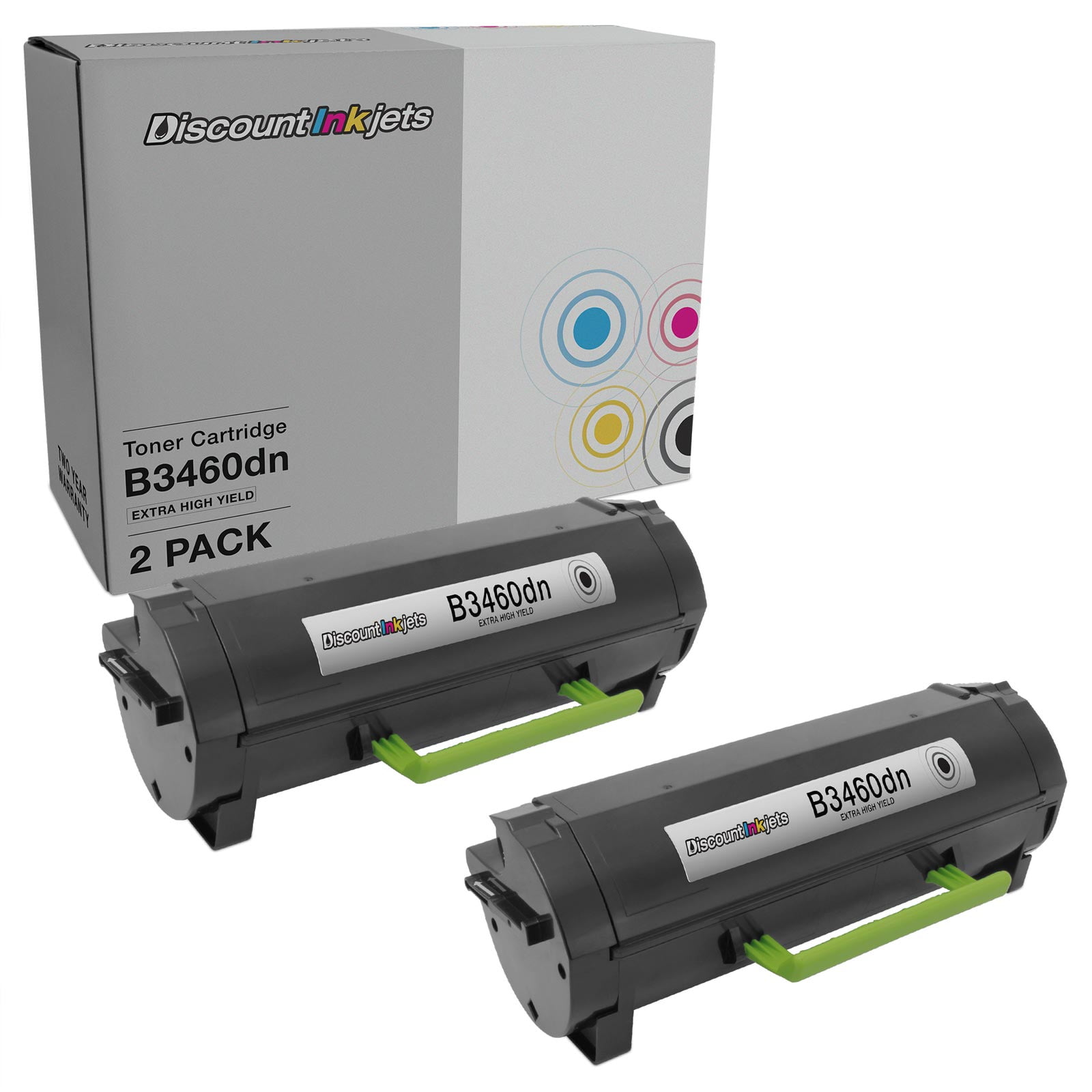 DI Compatible Toner Cartridges for Dell B3460 331-9807 Extra HY (Black ...