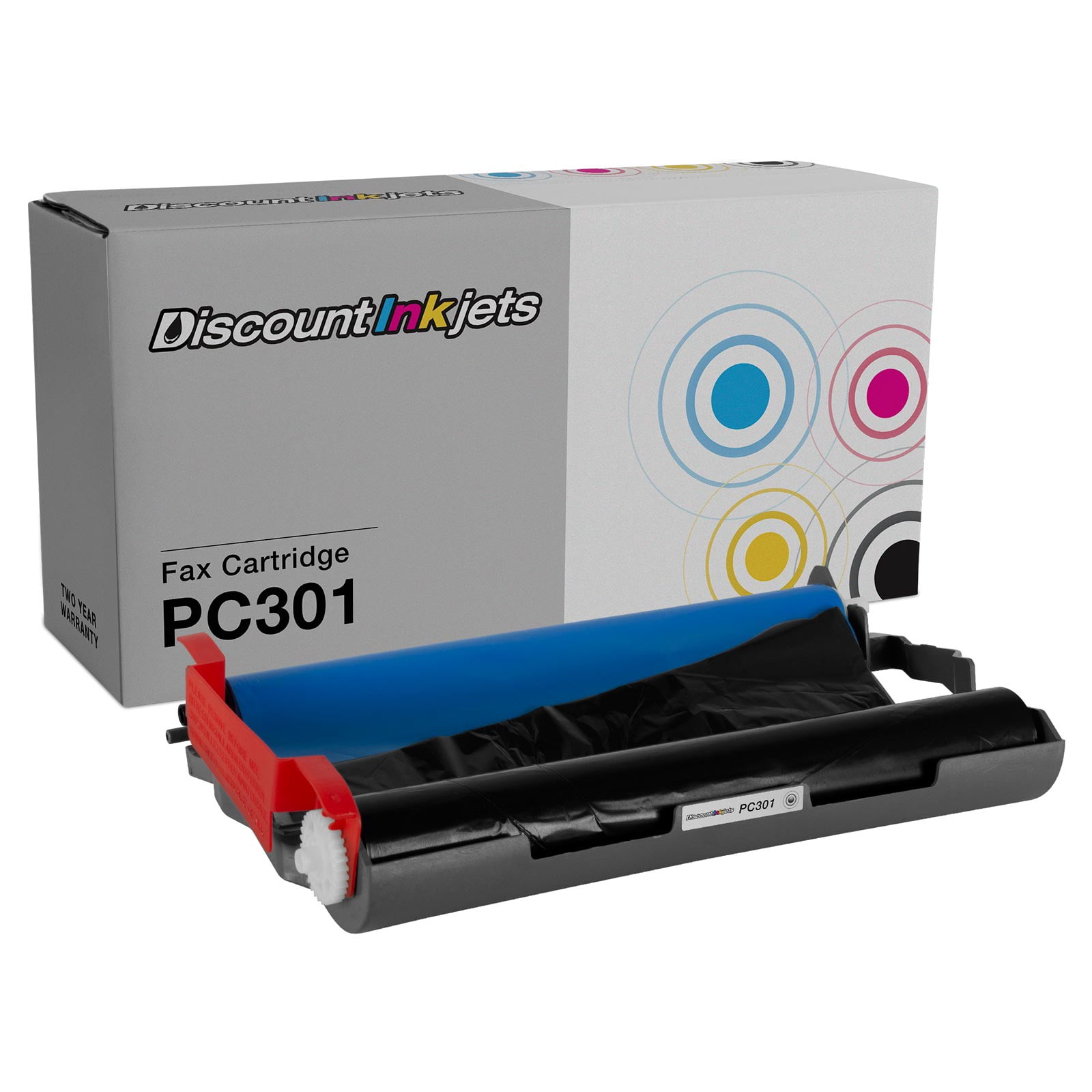 DI Fax Cartridge with Roll Replacement for Brother PC301 (Black, 1-Pack ...