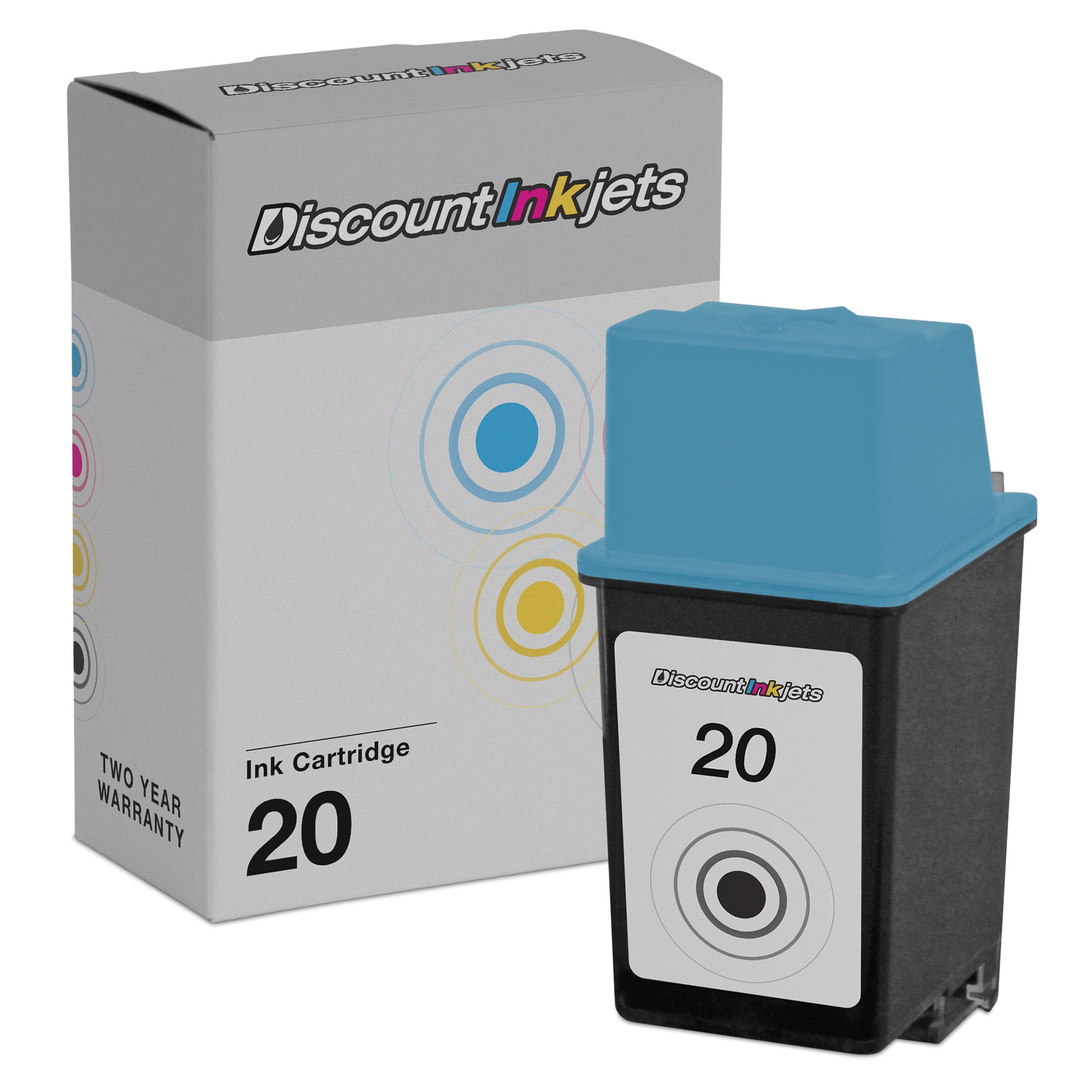 DI Ink Cartridge Replacement for HP 20 C6614DN (Black) Apollo: P2100U ...
