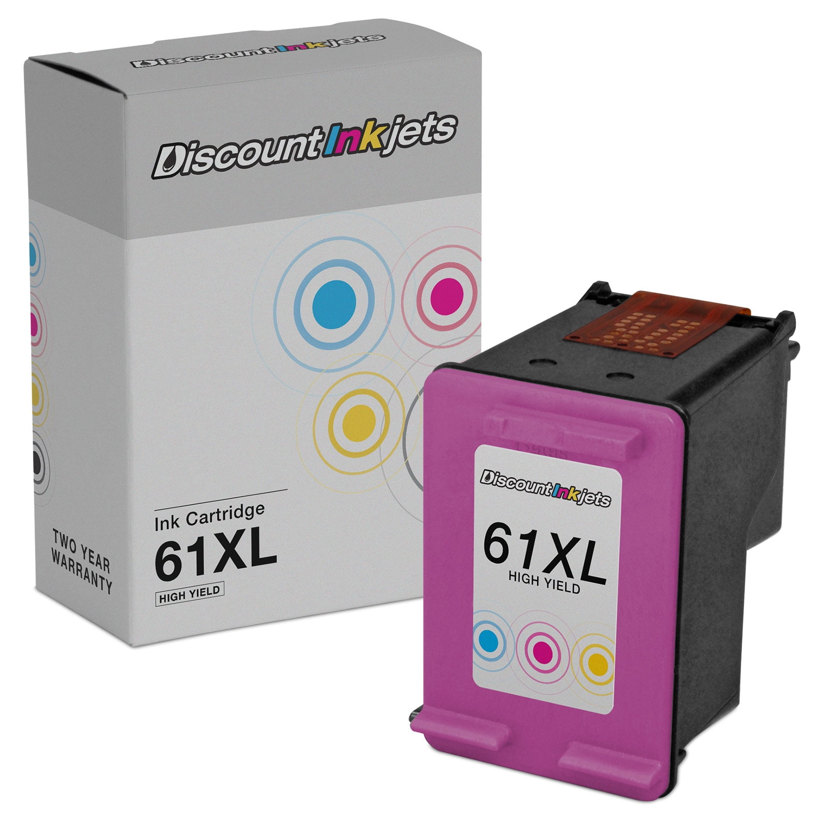 DI Ink Cartridge Replacement for HP 61XL CH564WN High Yield (Color ...