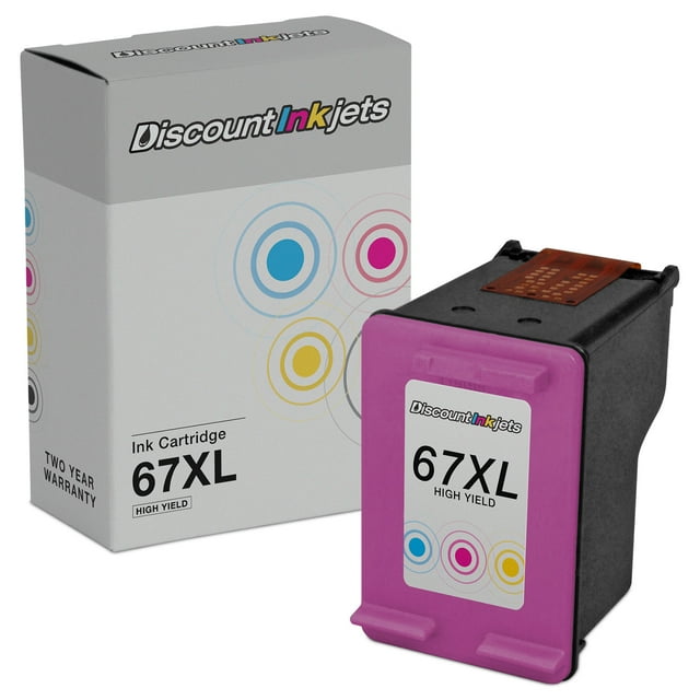 DI Ink Cartridge Replacement for HP 67XL 3YM58AN High Yield (Color ...