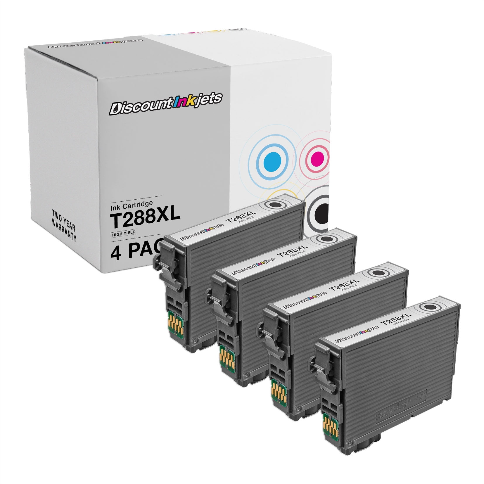 DI Ink Cartridge Replacements for 288 XL T288XL120 Epson 288XL HY Black ...