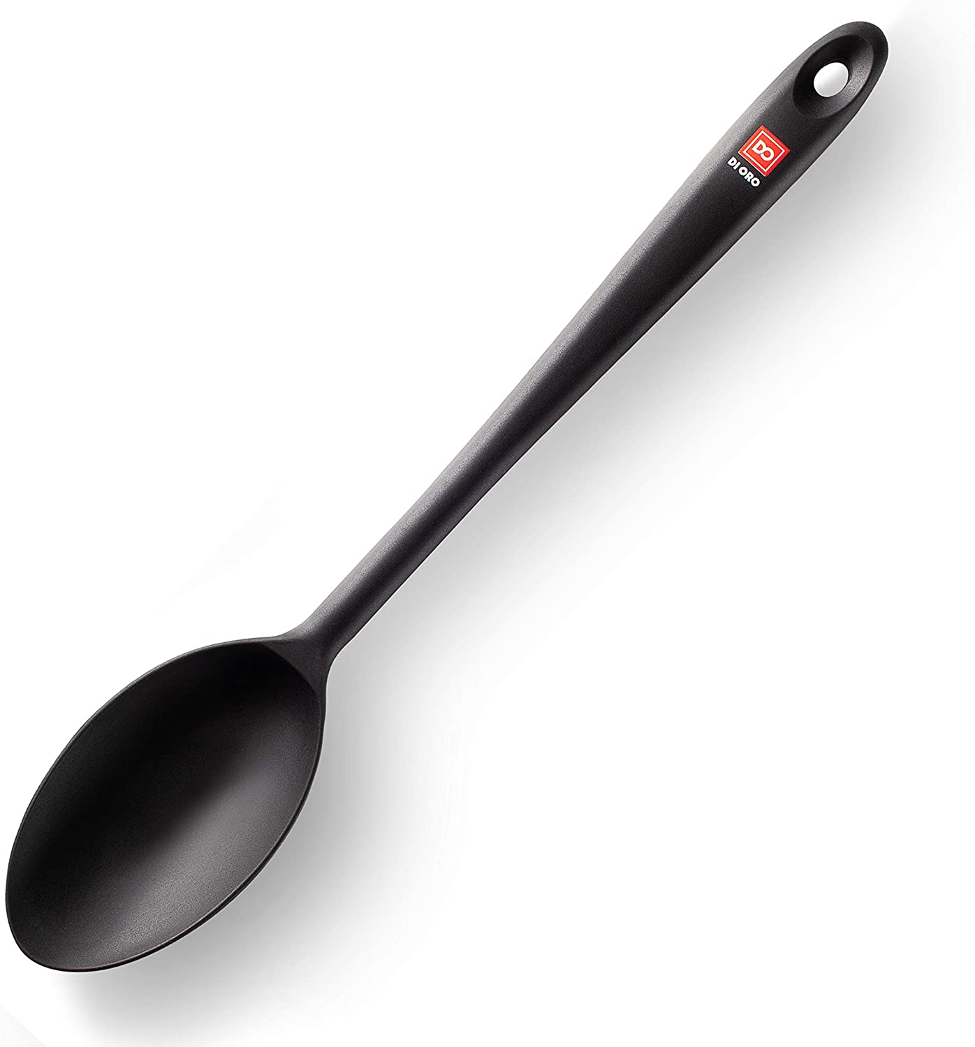 DI ORO Cooking Spoon - Solid Silicone 600F High Heat Nonstick Cookware ...