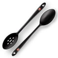 DI ORO Seamless Series 2-Piece Silicone Spoon Set - 600F Heat-Resistant ...