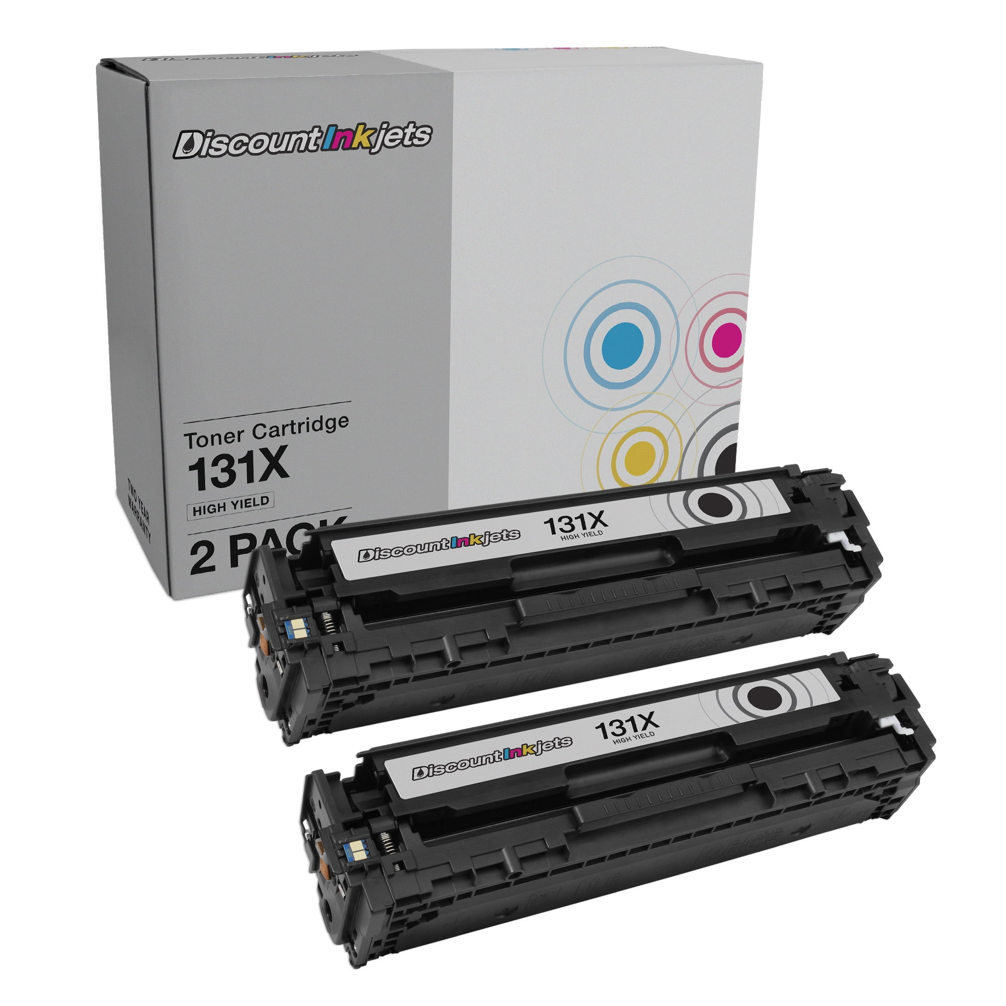 DI Replacement for HP 131X 131 Toner Cartridge CF210X HY (Black, 2-pack ...
