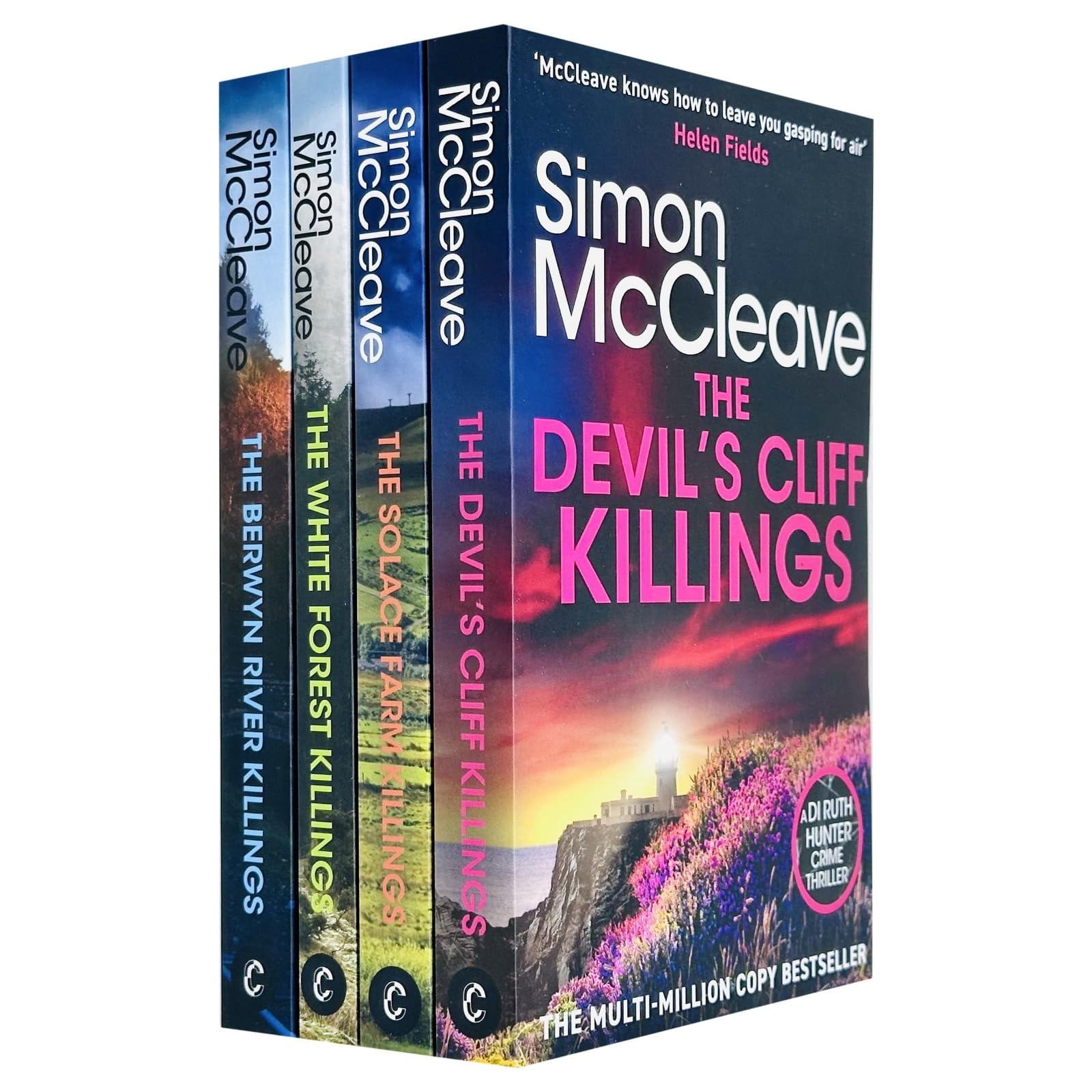 DI Ruth Hunter Series 4-7 Collection 4 Books Set By Simon McCleave (The ...