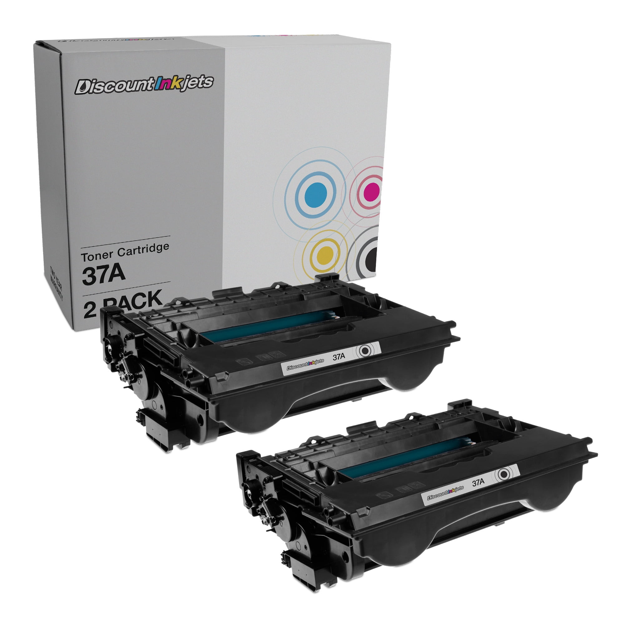 DI Toner Cartridge Printer Replacements for HP 37A 37 A CF237A Black ...