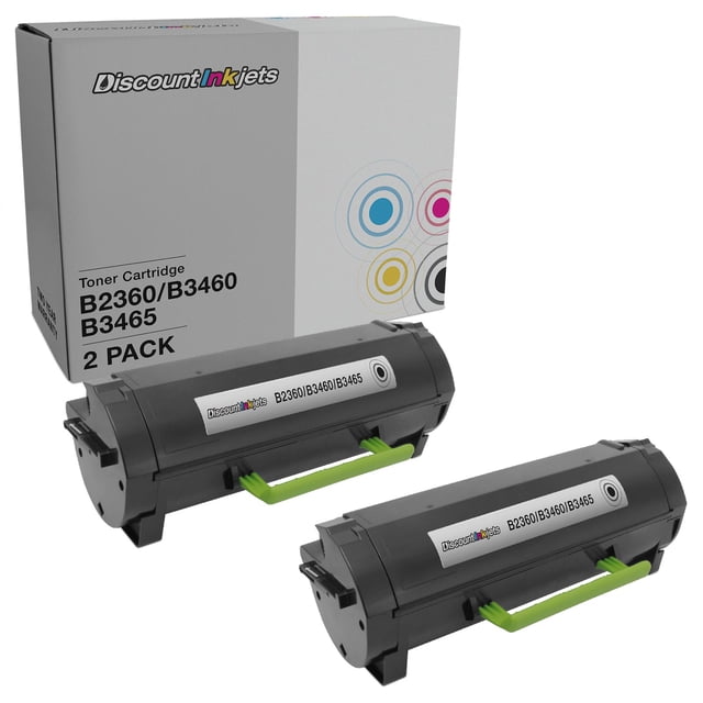 DI Toner Cartridge Replacement for Dell 331-9803 RGCN6 (Black, 2-Pack ...