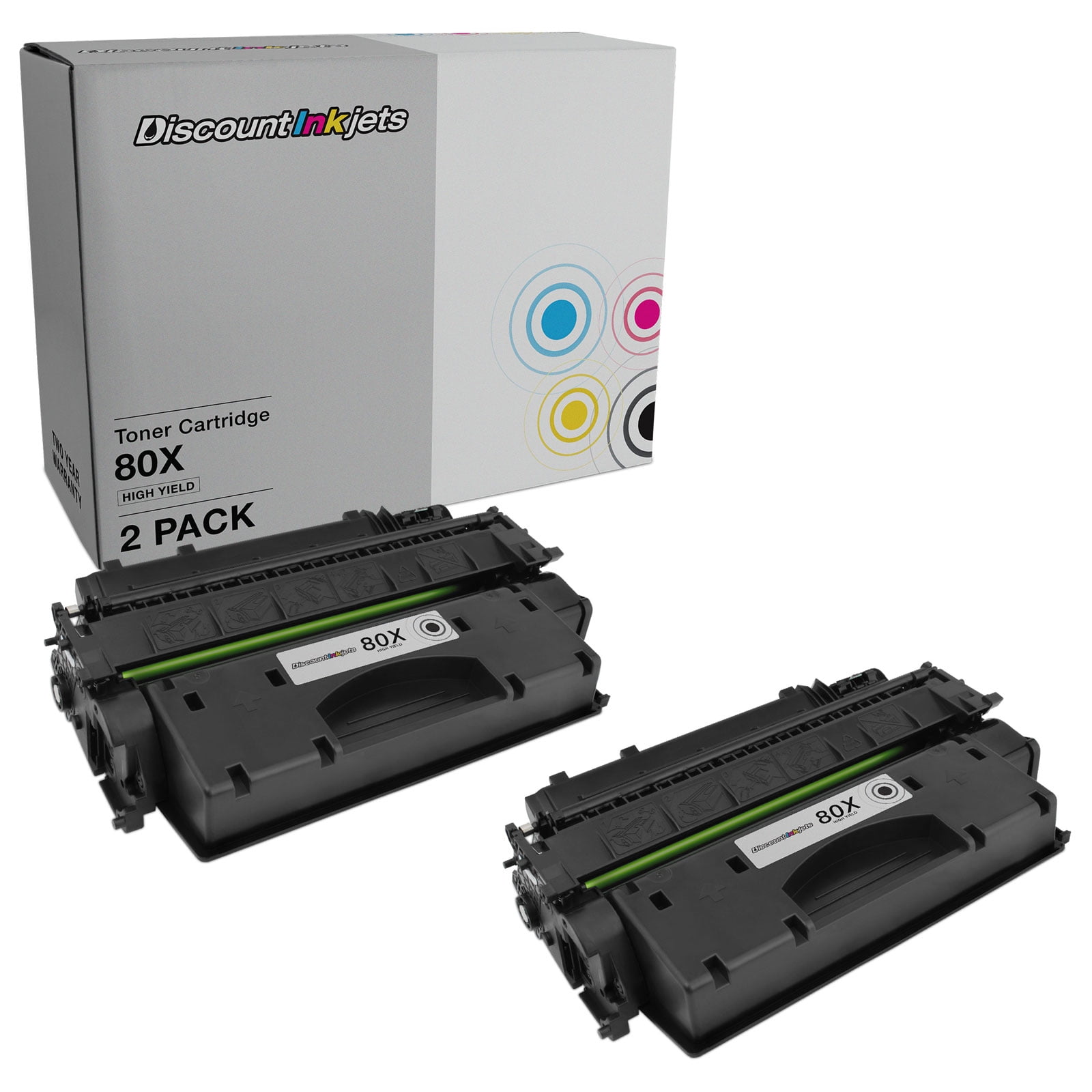 DI Toner Cartridge Replacements for HP 80X CF280X High Yield (Black 2 ...