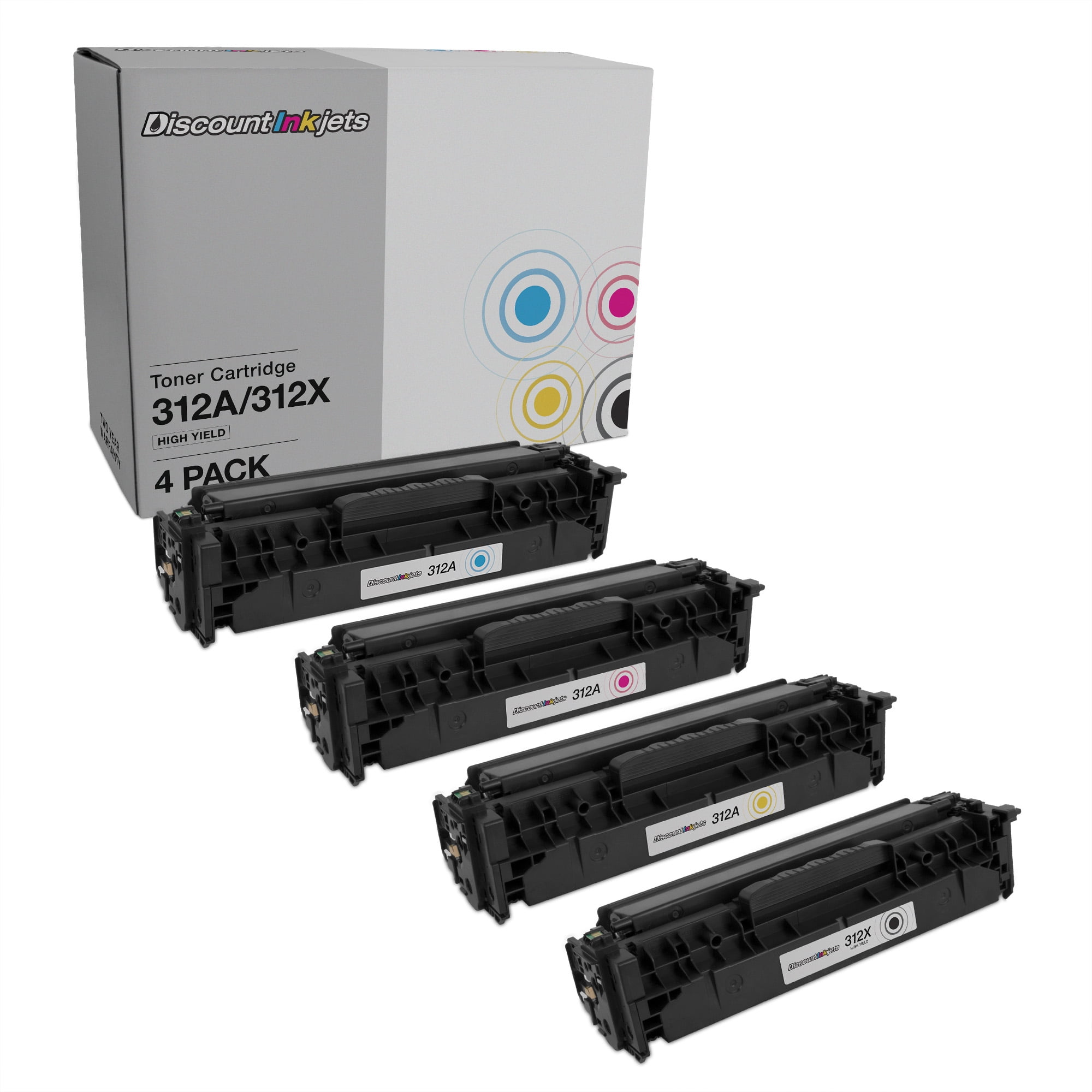 DI Toner Cartridges for HP 312A / HP 312X HY (Black, Cyan, Magenta ...