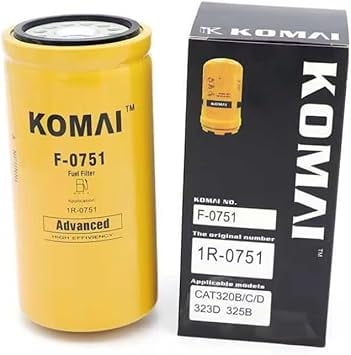DI500 323D Fuel Filter Excavator Generator BF7632 6I2735 1R0751 1R-0751 ...