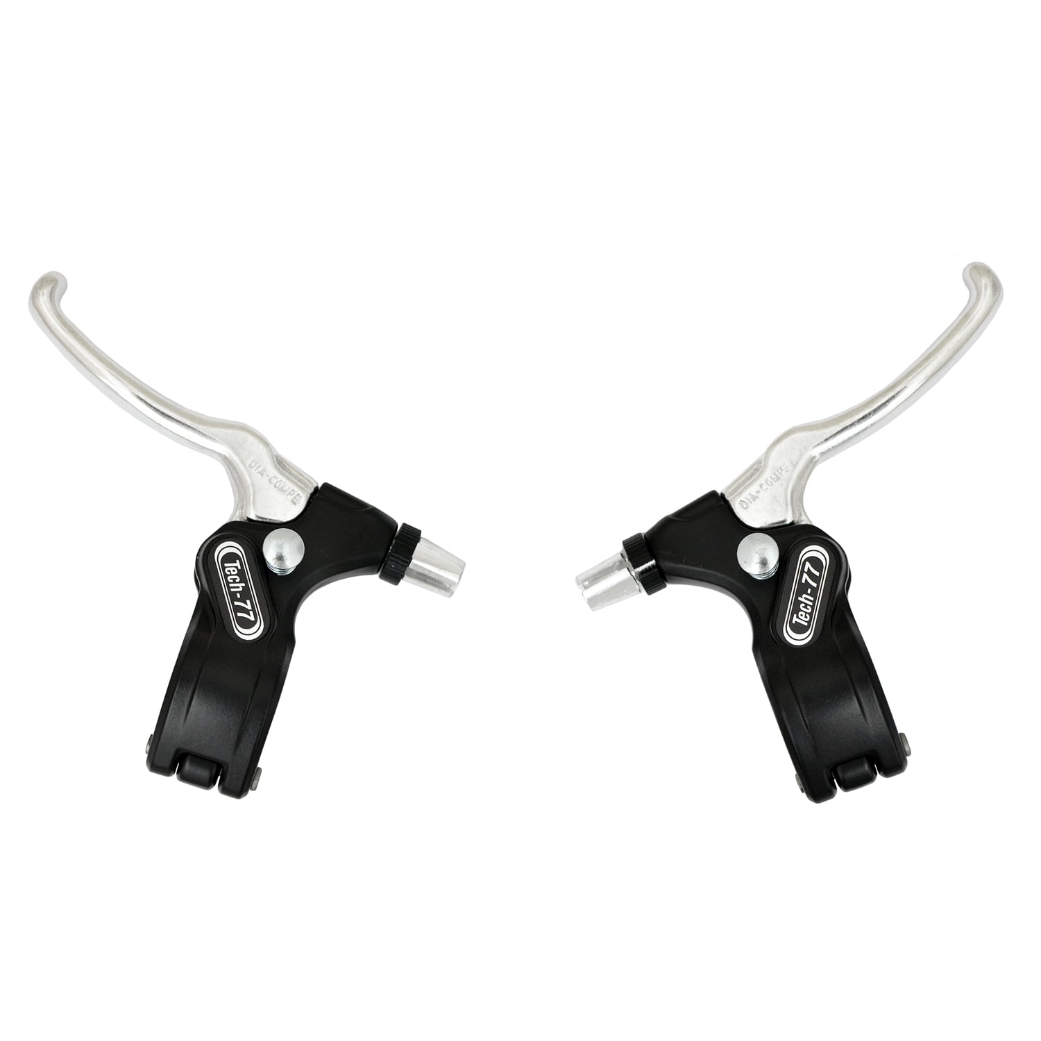 DIA-COMPE 182s-2 Tech77 w/ Thumb-lock Stopper Brake Lever Set , Silver ...
