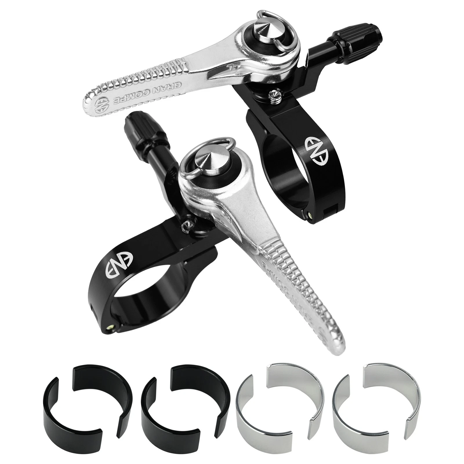 DIA-COMPE ENE CICLO Thumb Shifter Set – 2/3x Front & 8/9/10-Speed Rear ...