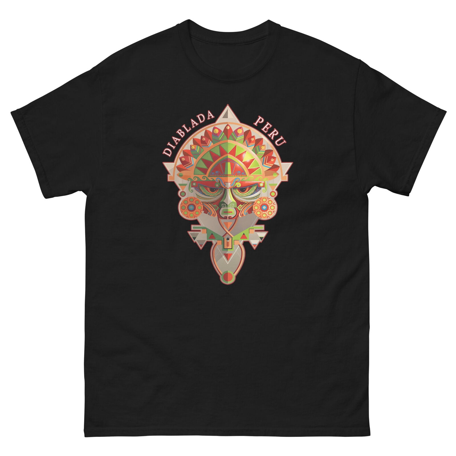 DIABLADA PERU PERUVIAN TRADITION AWESOME GRAPHIC T SHIRT Men's classic ...
