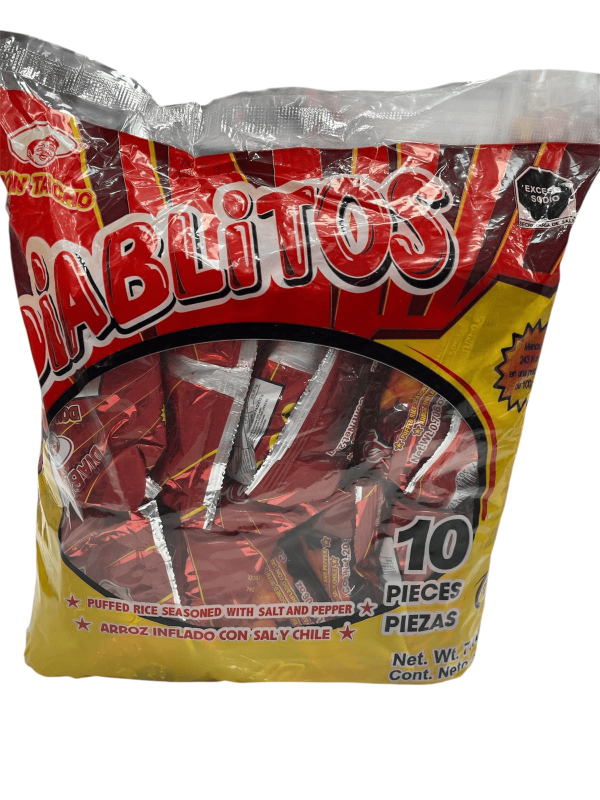 DIABLITOS-Puffed Rice Seasoned with Salt And Pepper - Walmart.com