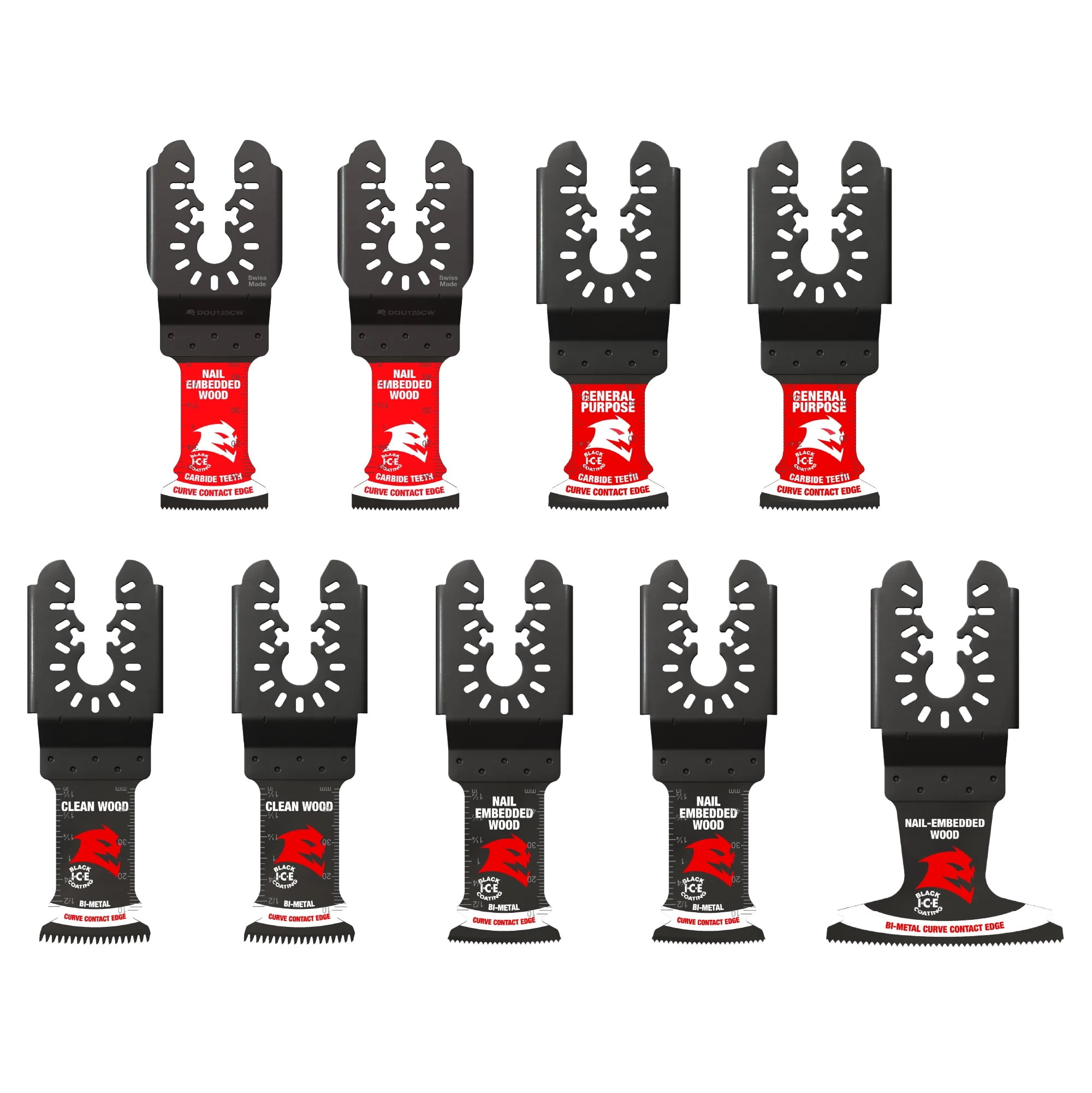 DIABLO 9-piece Universal Fit General Purpose Oscillating Blade Set ...