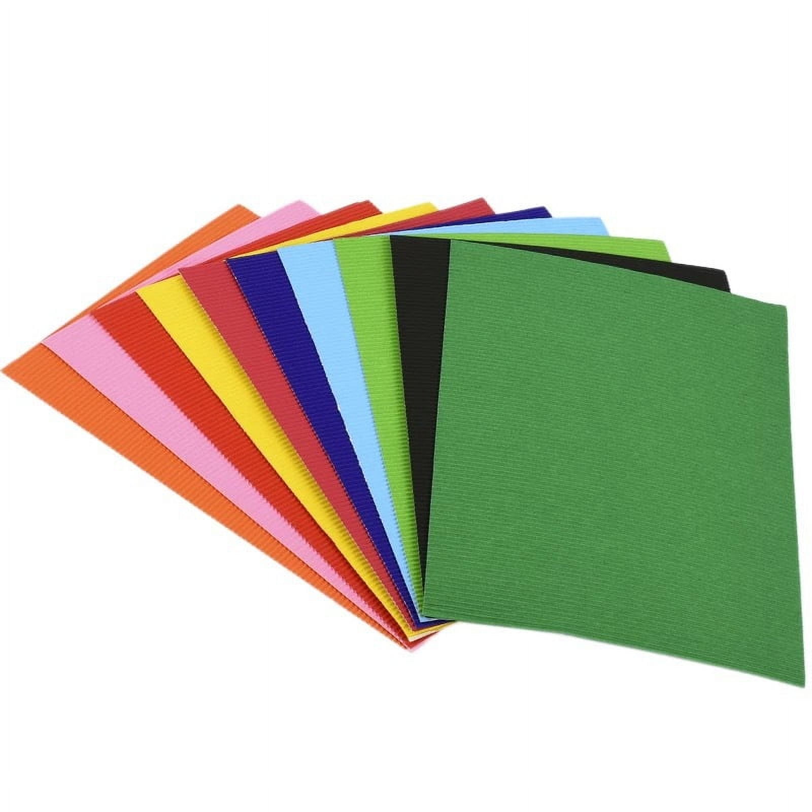 DIAEDGE 1 Bag A4 Corrugated Paper for DIY Crafts for Versatile Art Projects Corrugated Cardboard ...