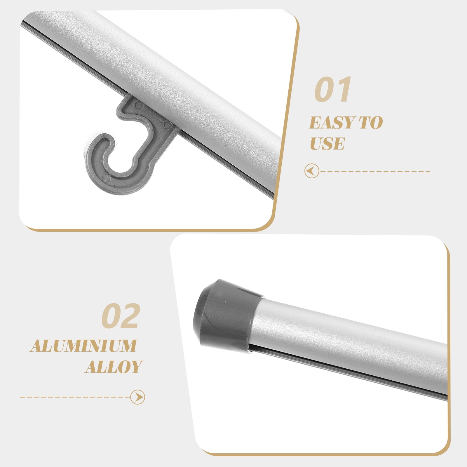 DIAEDGE 1 Pair of Poster Frame Hanger Metal Painting Poster Scroll ...