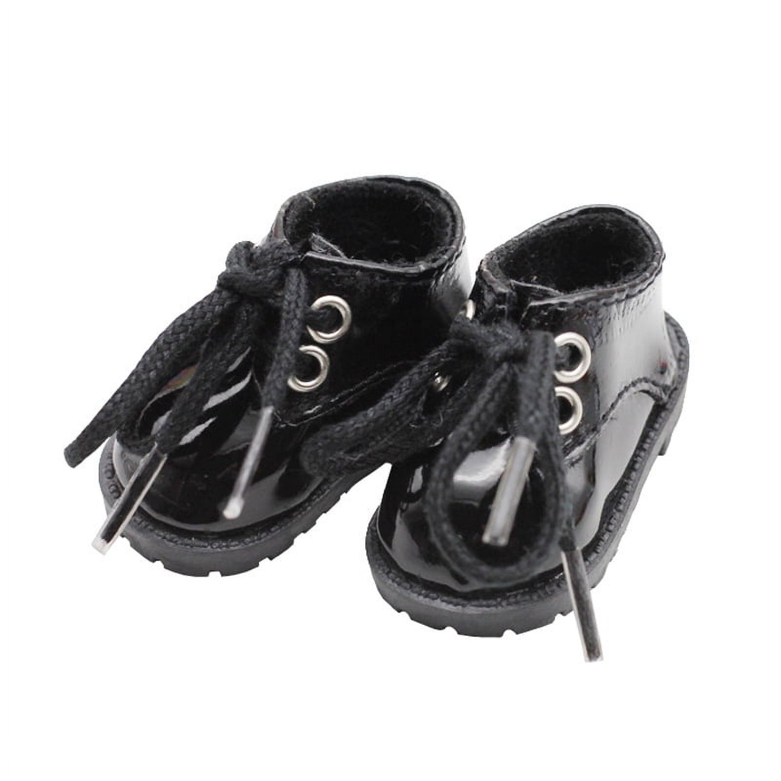 SOPOTUTU Mini Shoes Doll Shoes Black Adorable Style for BJD Dolls 1 ...