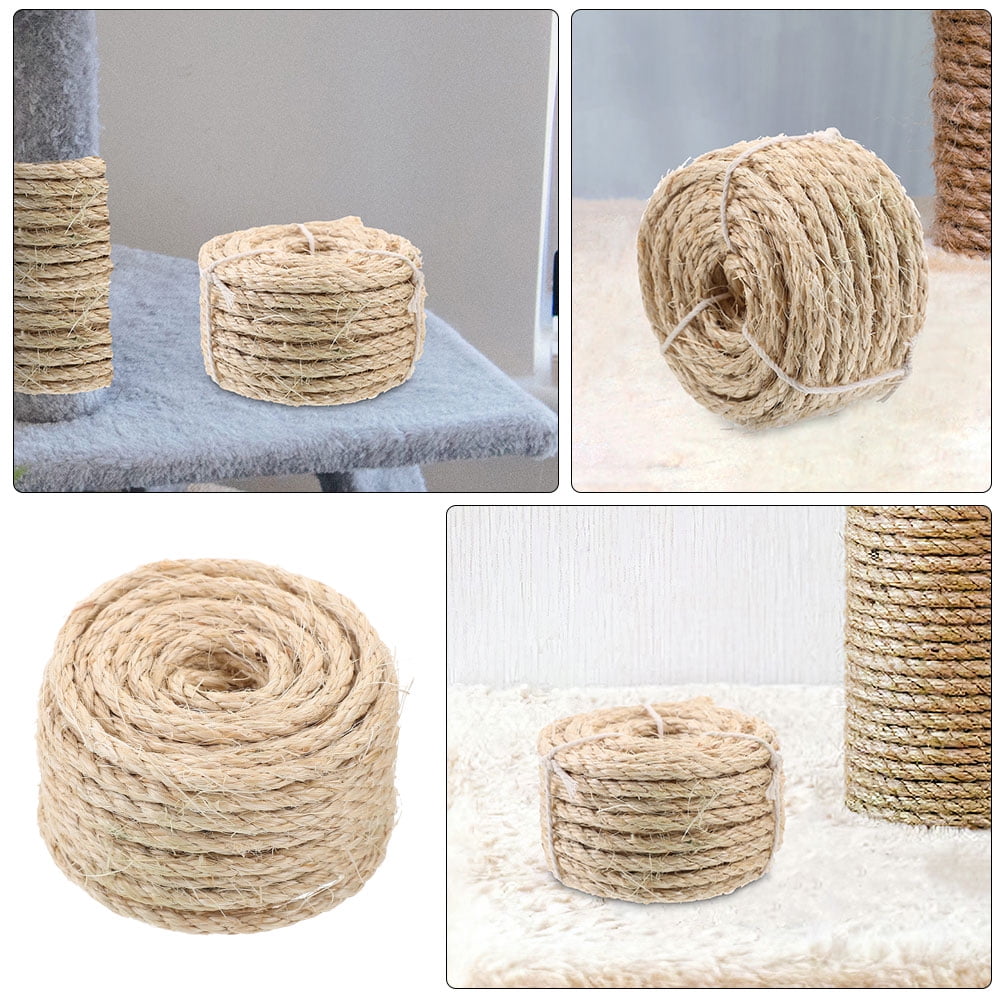 DIAEDGE 1 Roll of Cat Scratching Post Sisal Hemp Rope Cat Tree ...