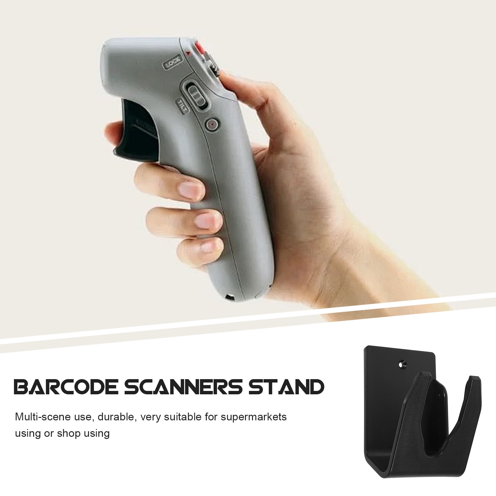 DIAEDGE 1 Set Barcode Scanner Reader Mount Bracket Scanning Barcode ...