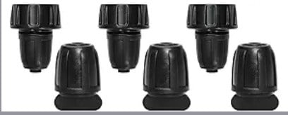 DIAEDGE 1 Set Drip Irrigation Adapters Hose Connectors Tubing Fittings ...