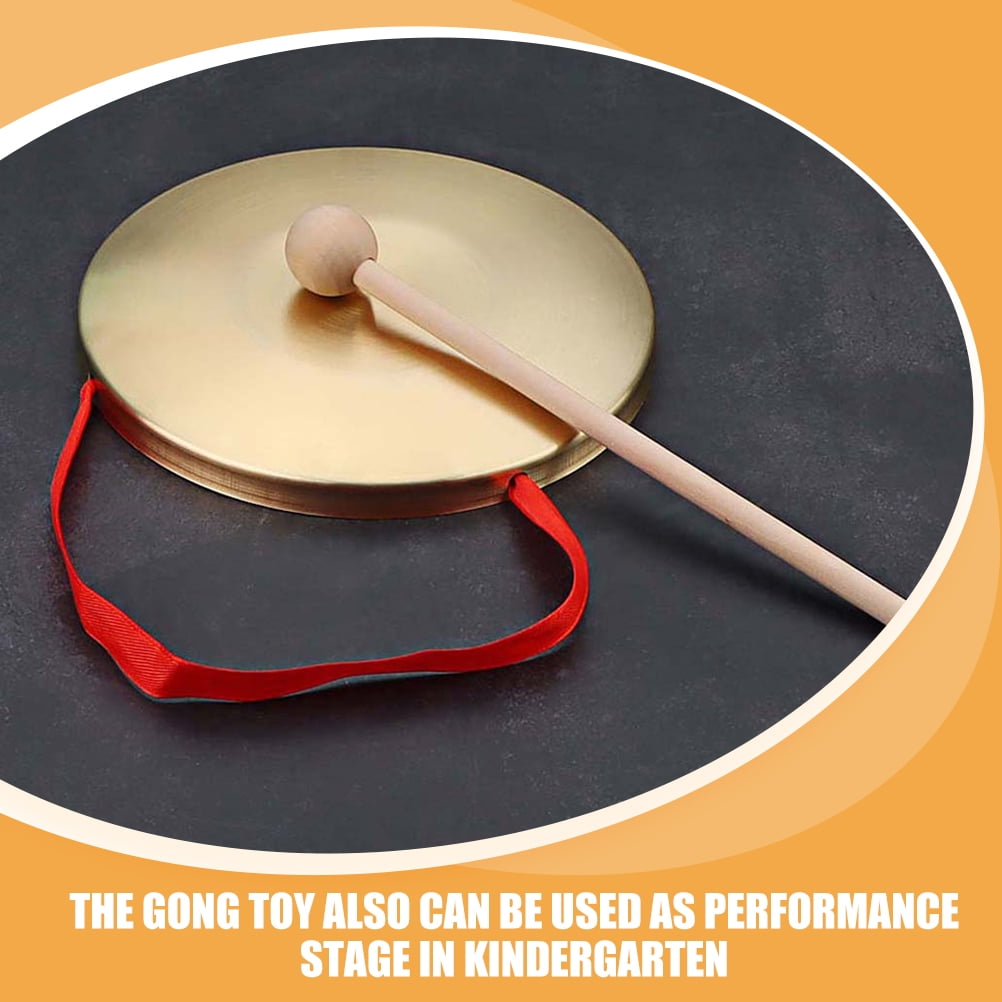 DIAEDGE 1 Set Gong with Mallet Brass Gong Traditional Chinese ...