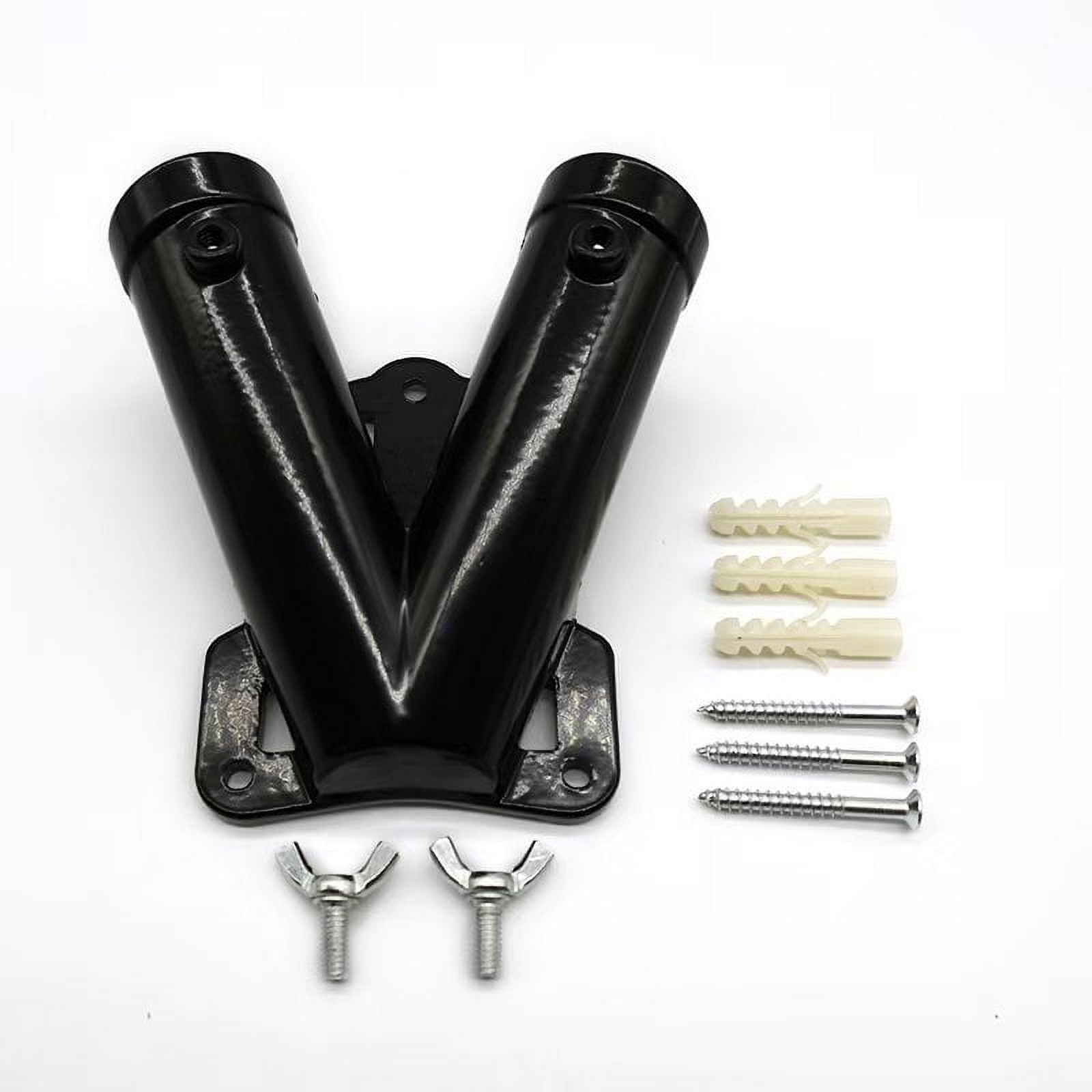 DIAEDGE 1 Set Metal Flag Pole Holder Angled Flag Pole Holder Flagpole ...