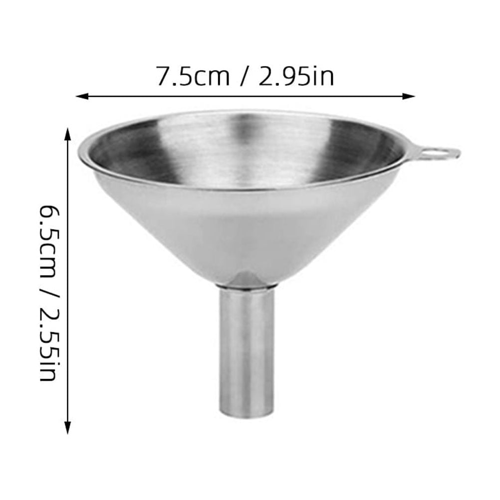 SOPOTUTU Kitchen Funnel Silver 3 Funnels 2.2x2.2x2. - Walmart.com