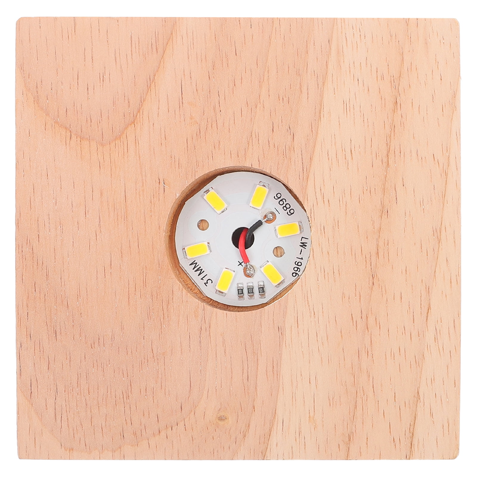 1 Set of Crystal Sphere Wooden Stands LED Lights Display Base USB ...