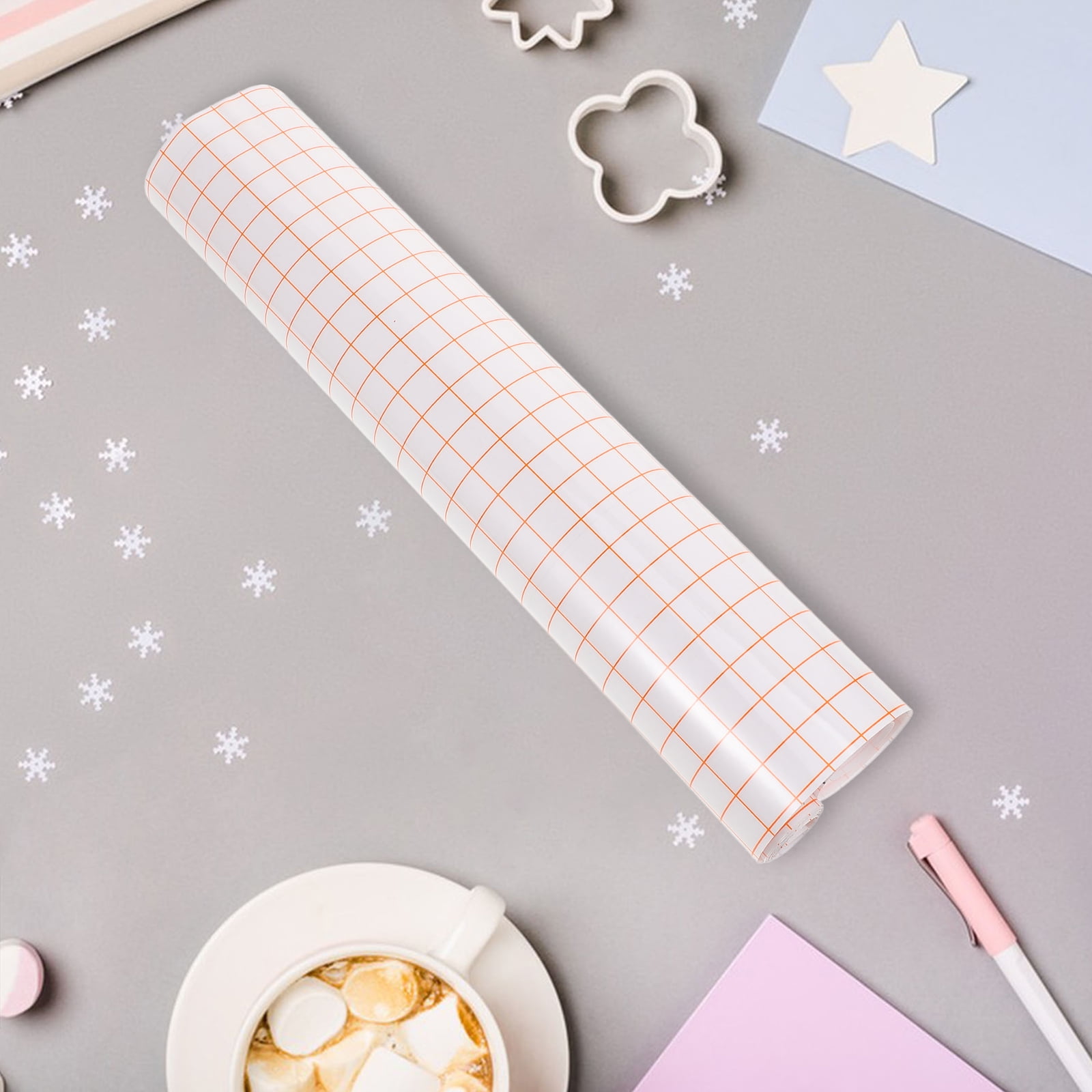 DIAEDGE 1 Sheet Grid Transfer Tape Portable Transfer Sticker for Vinyl ...