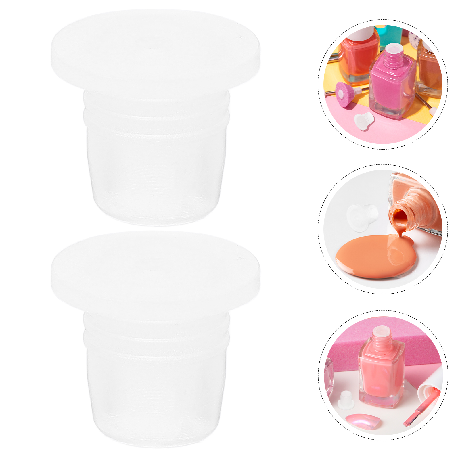 DIAEDGE 100PCS Perfume Bottle Stoppers Glass Bottles Inner Plugs Leak ...