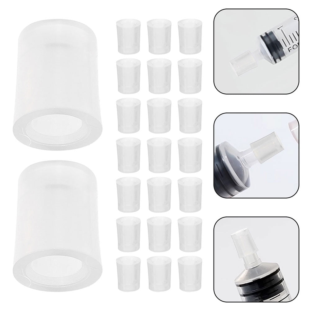 DIAEDGE 100pcs Adapter For Syringe Dispensers Syringe Adapter Liquid ...